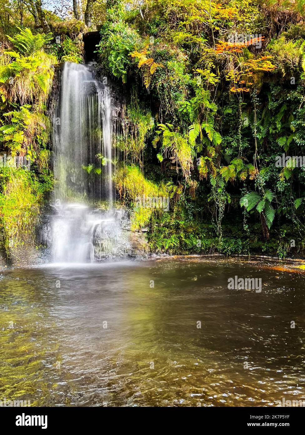 lumb hole waterfalls Stock Photo - Alamy