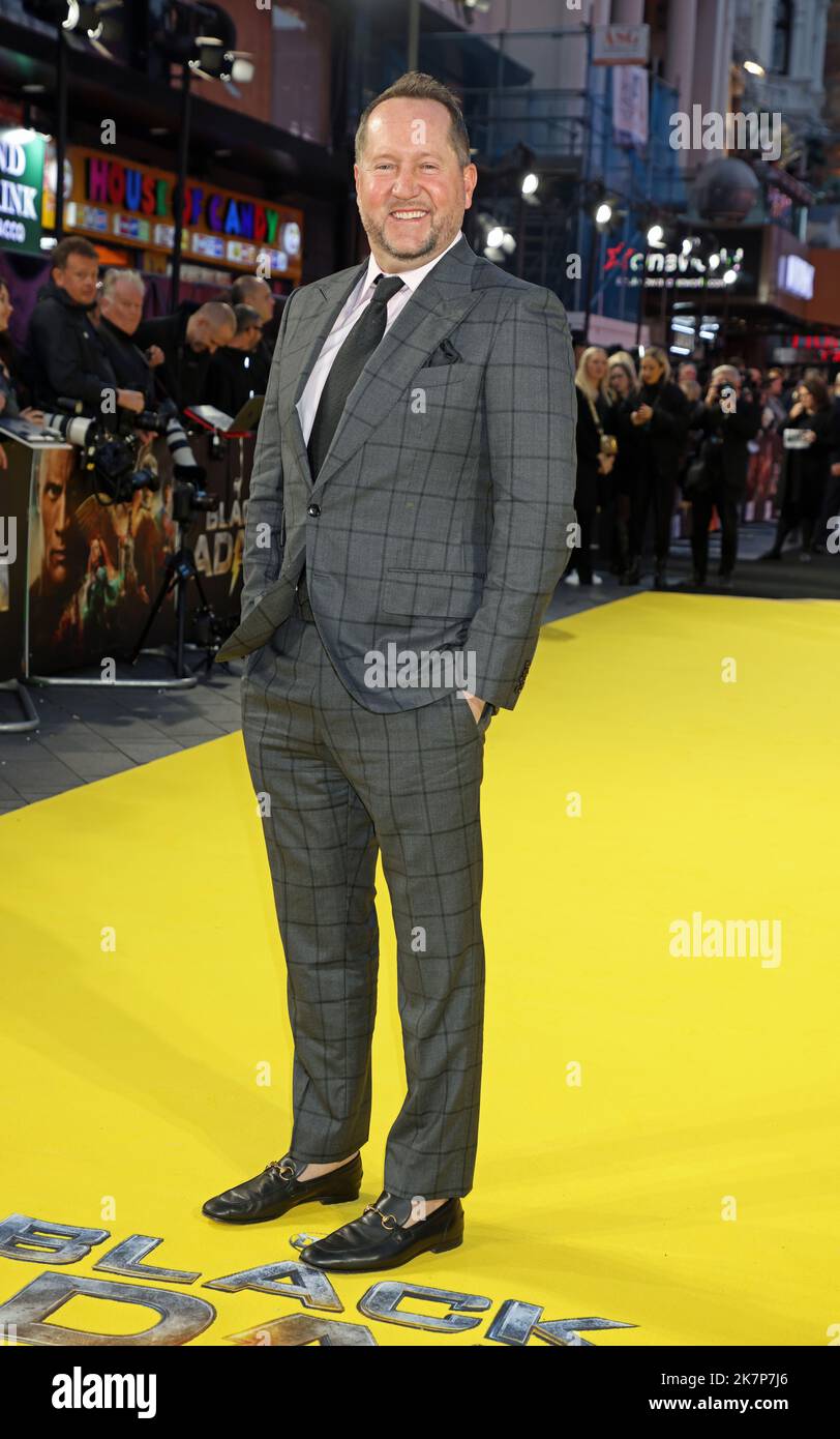 Beau Flynn attending the UK premiere of Black Adam at Cineworld ...