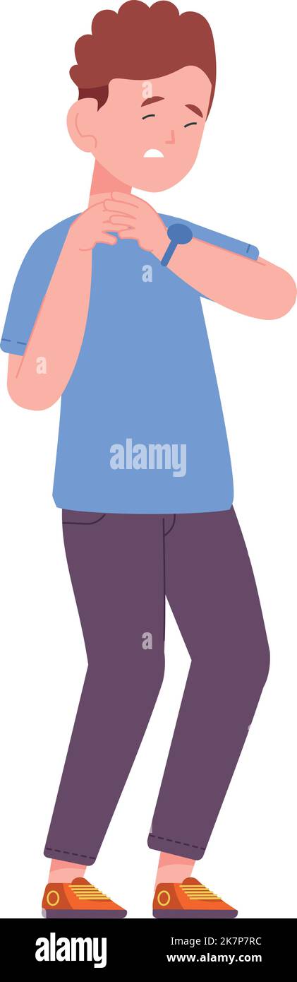 Sore Throat Diagram Cartoon