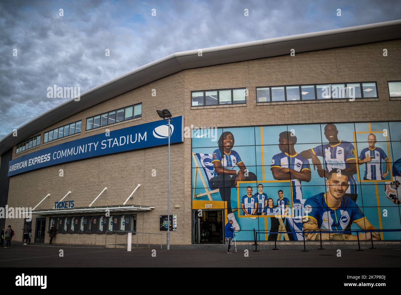A general view of the American Express Community stadium before the ...