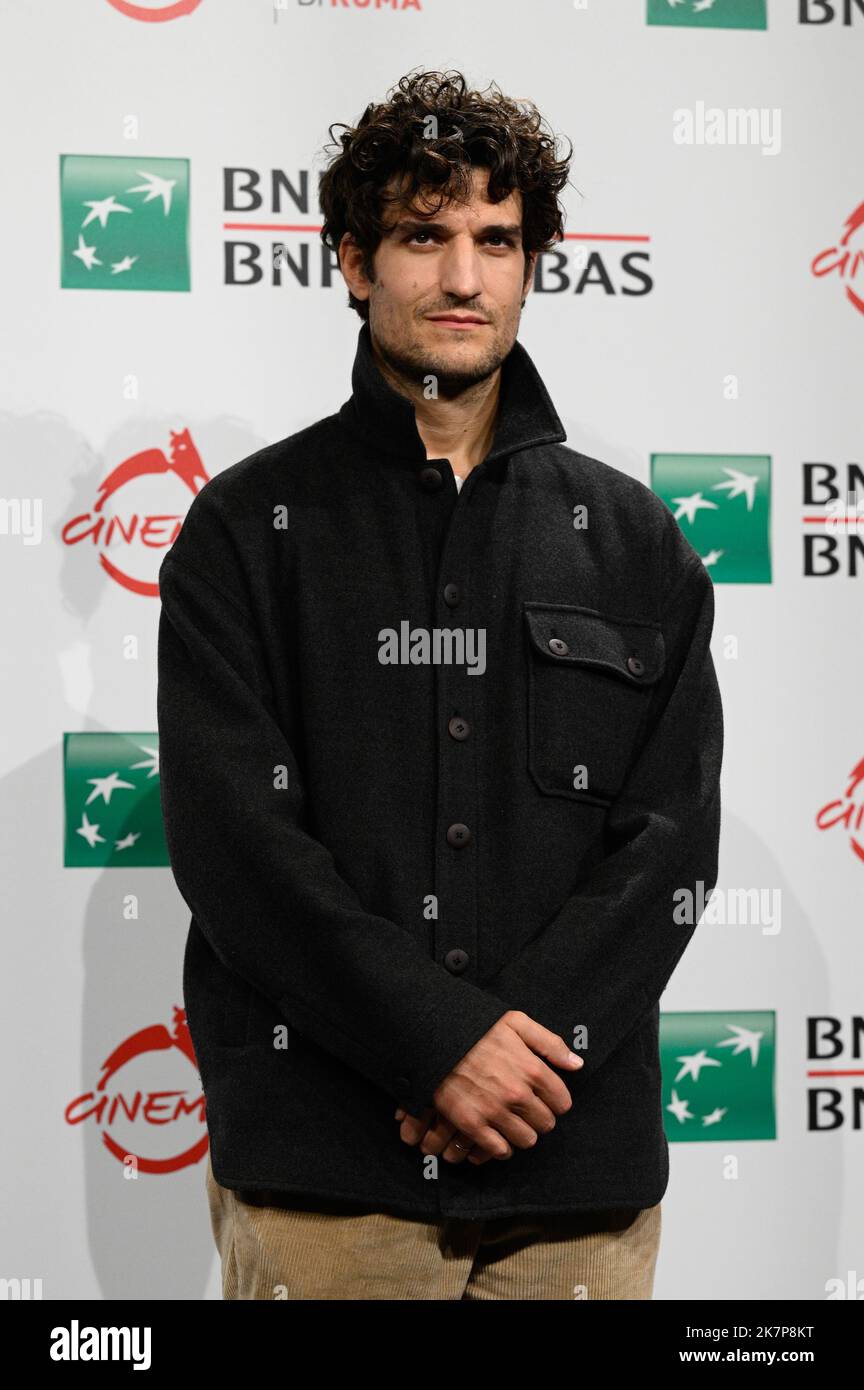 ROME, ITALY - OCTOBER 18: Louis Garrel attend the photocall for "L ...
