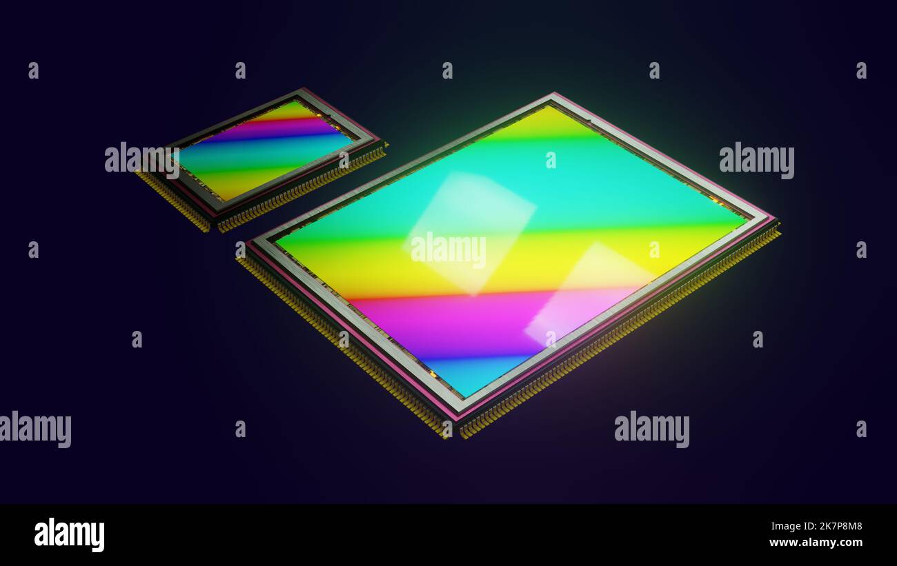 200 megapixel digital camera sensor compared to smaller previous ...