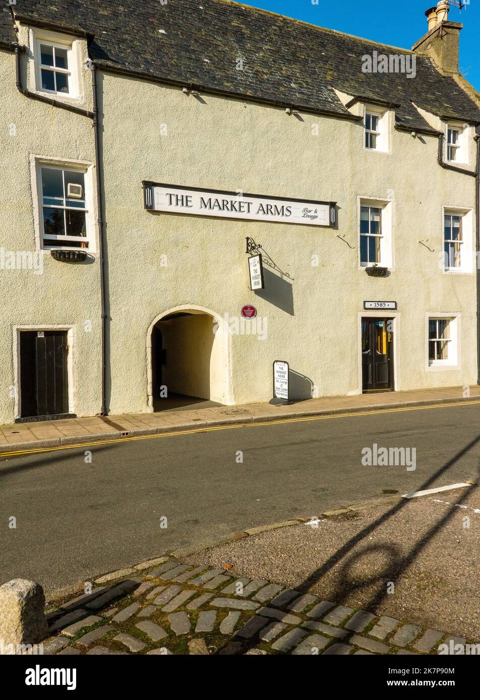 The Market Arms Bar, Banff, Aberdeenshire, Scotland, UK Stock Photo - Alamy