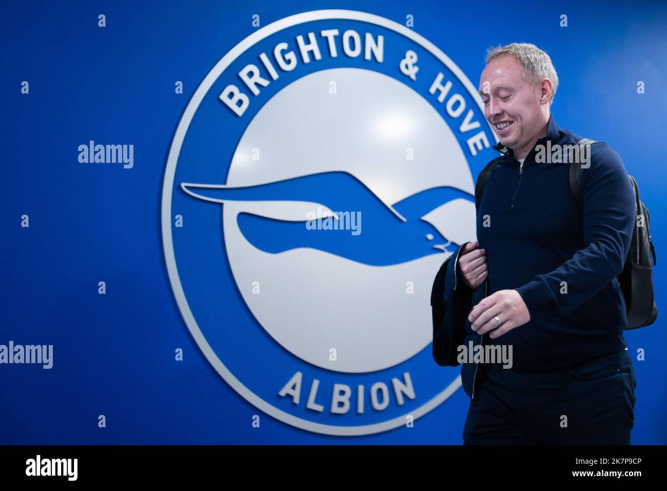 Steve Cooper manager of Nottingham Forest arrives before the Premier ...