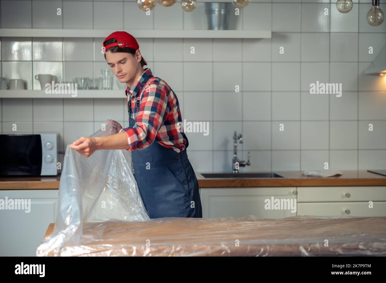 Protecting plastic hi-res stock photography and images - Alamy
