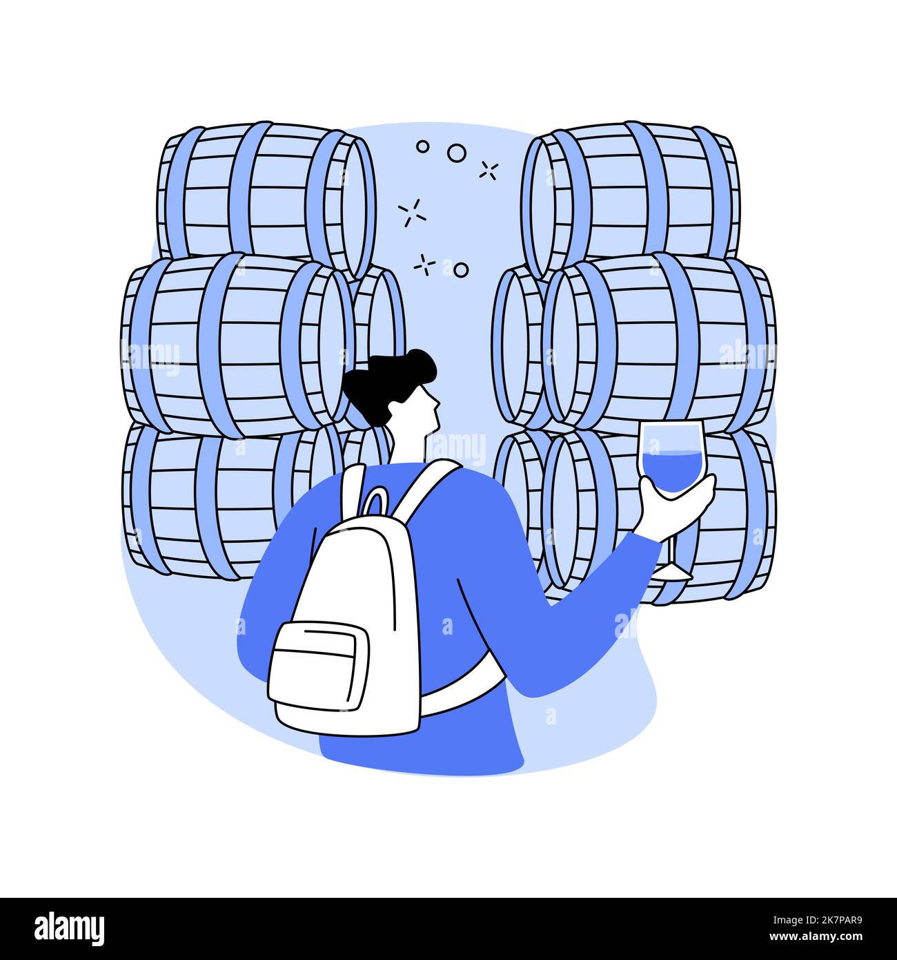 Visit cellars isolated cartoon vector illustrations Stock Vector Image & Art - Alamy