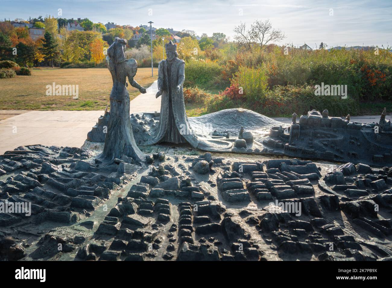 Statue of prince buda and princess pest hi-res stock photography and ...