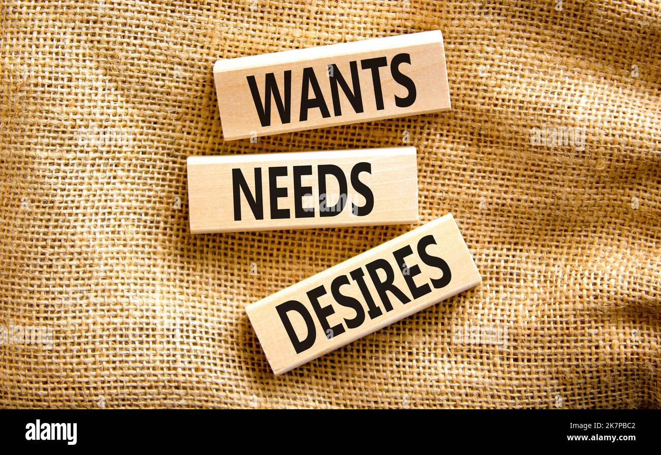 Needs and wants scale hi-res stock photography and images - Alamy