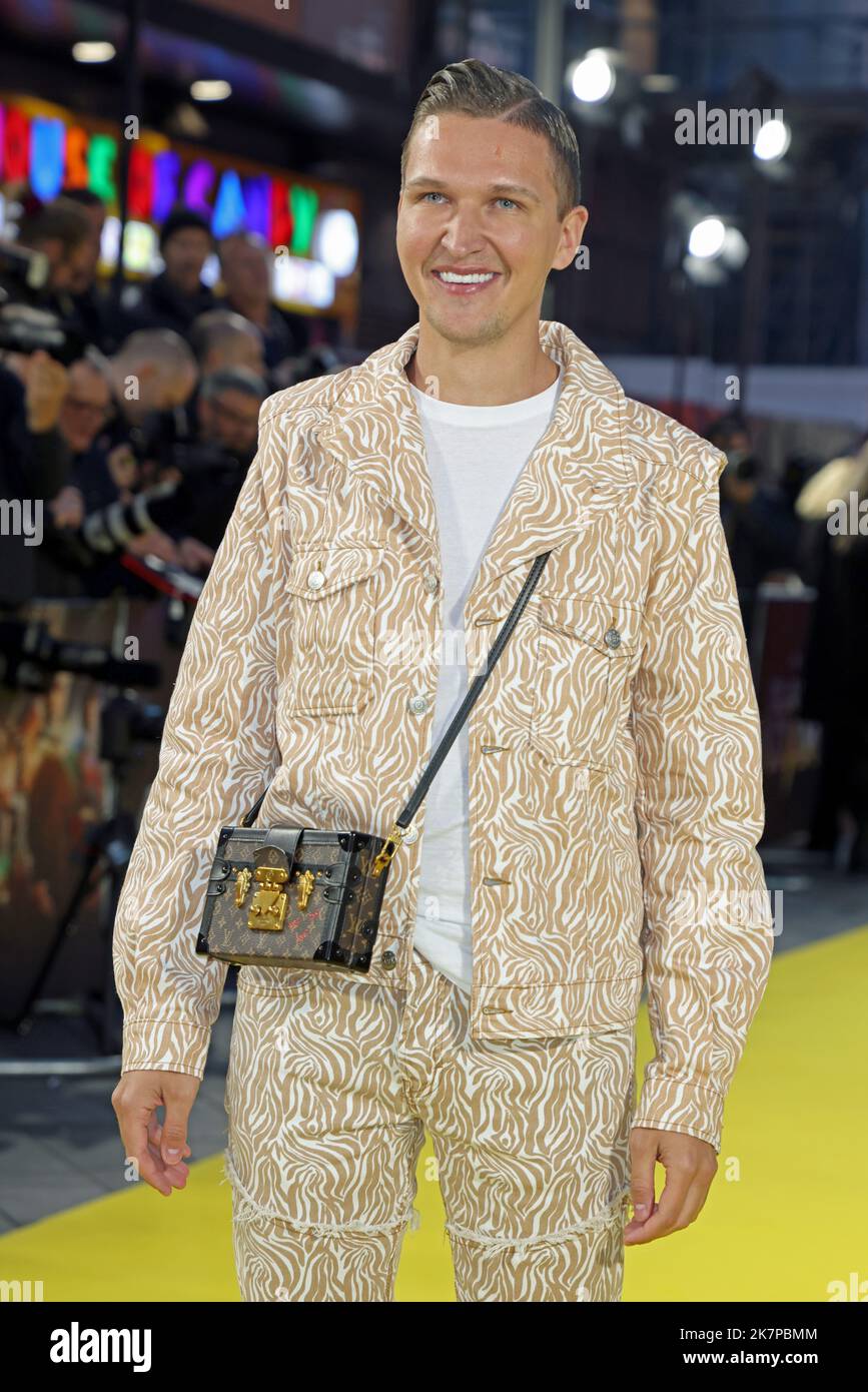 Chris Kowalski attending the UK premiere of Black Adam at Cineworld Leicester Square in London ...