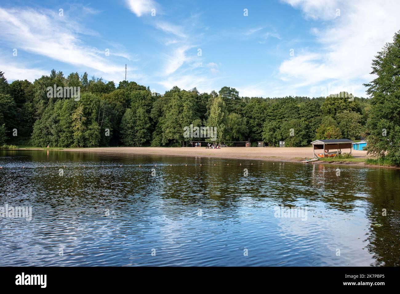 Empty Pyynikin uimaranta beach in Tampere, Finland Stock Photo - Alamy