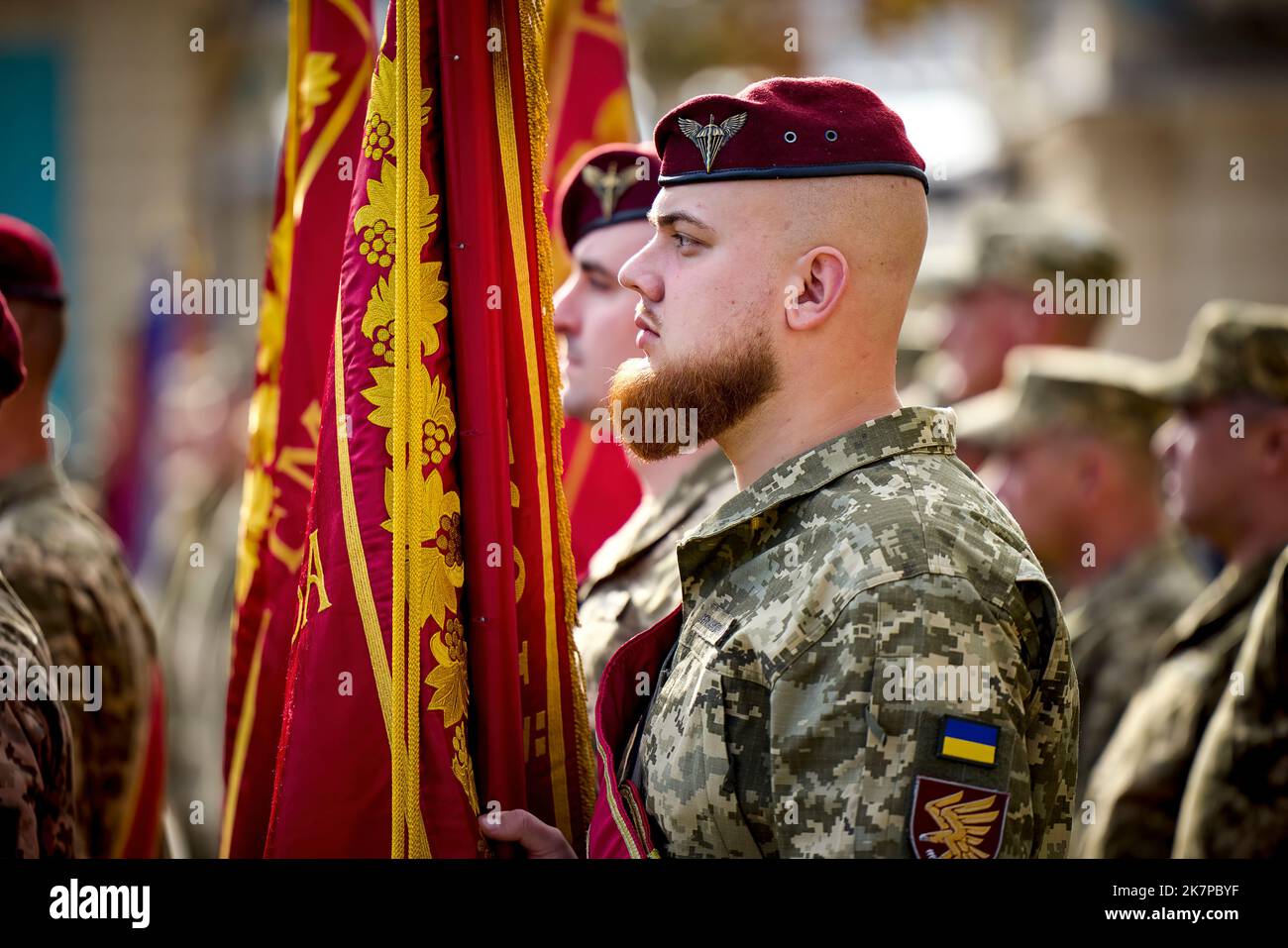 On The Day Of Defenders Of Ukraine President Zelensky Presents The