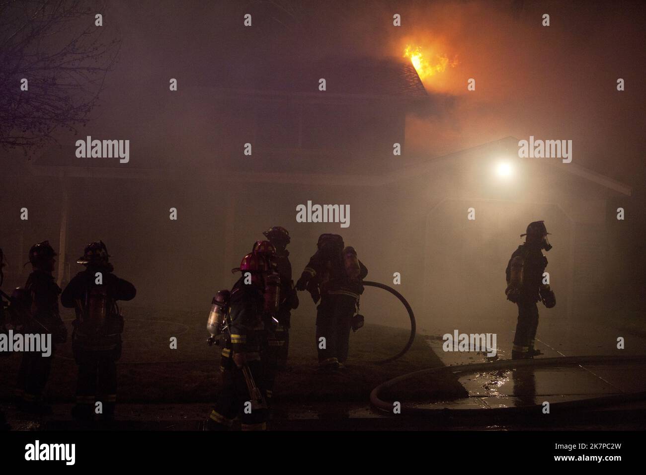 Arvada Fire Department battles a two house fire in. On 04/03/2011 in ...