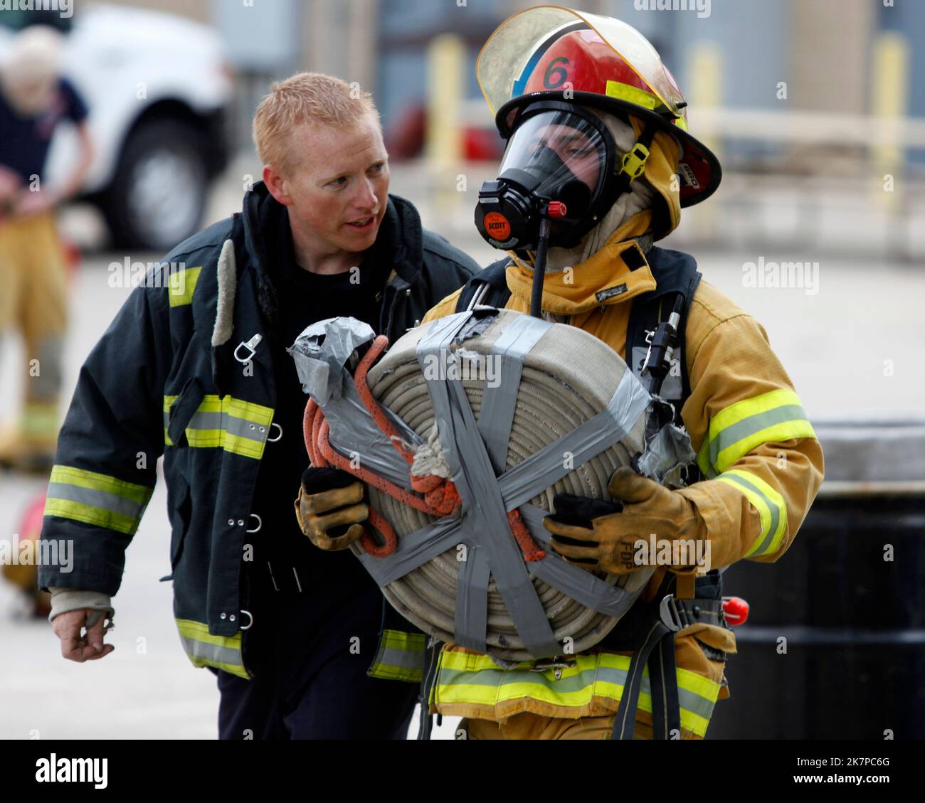 Fire fighter training exercises hi-res stock photography and images - Alamy