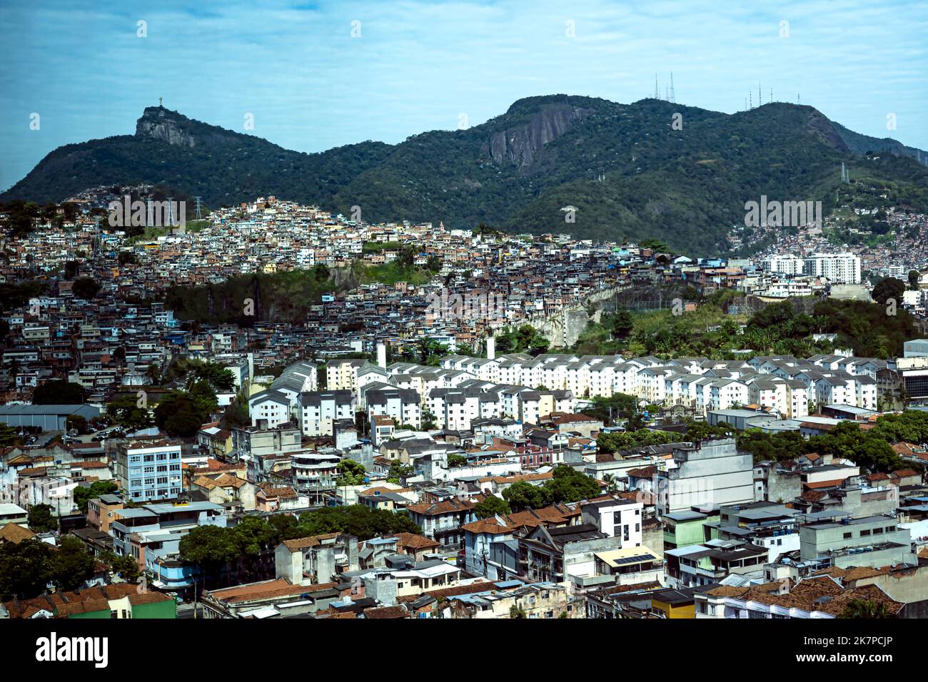 Rio de Janeiro city and slum. Brazil Stock Photo - Alamy