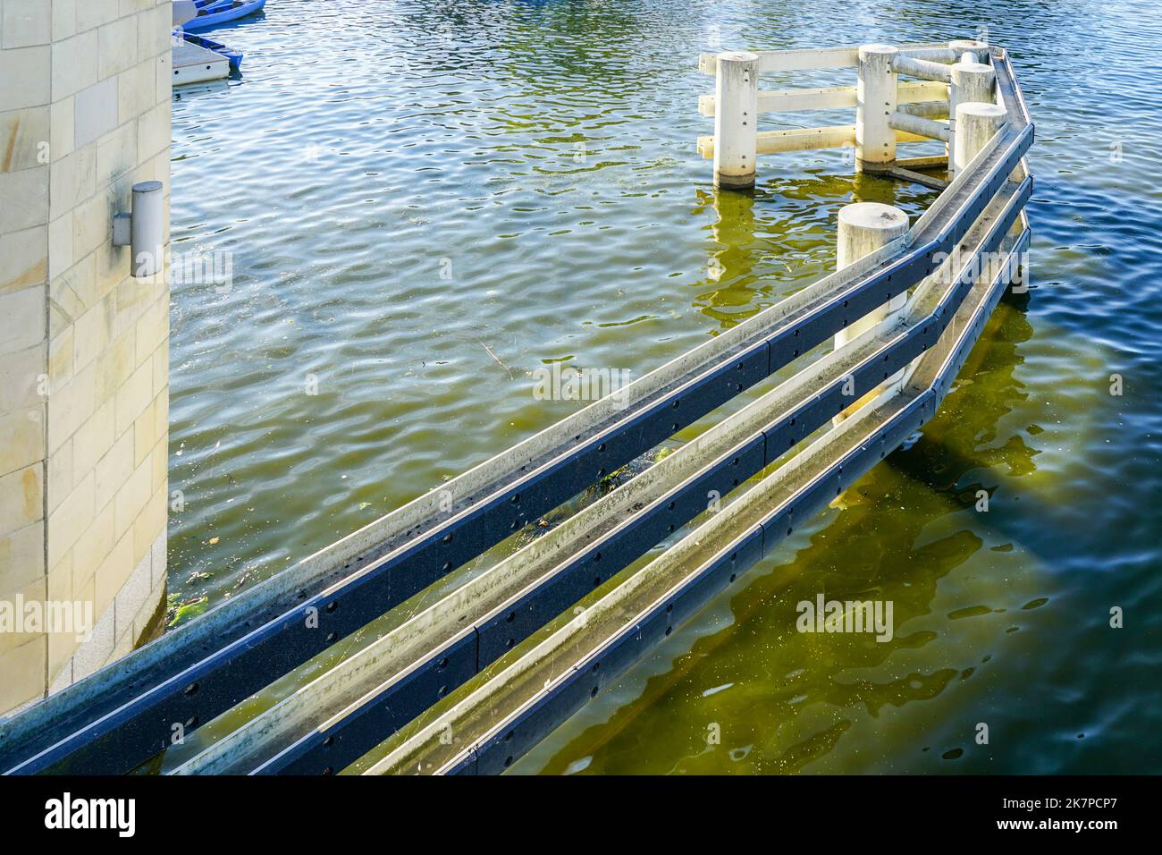 Hydro technical construction for bridge support mechanical protection ...