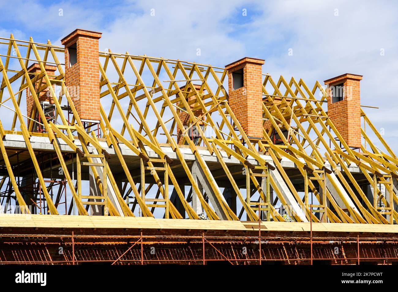 Replacement and strengthening of wooden roof structures of a historical ...