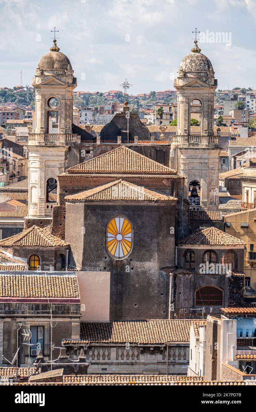 Catania cathedral aerial hi-res stock photography and images - Alamy
