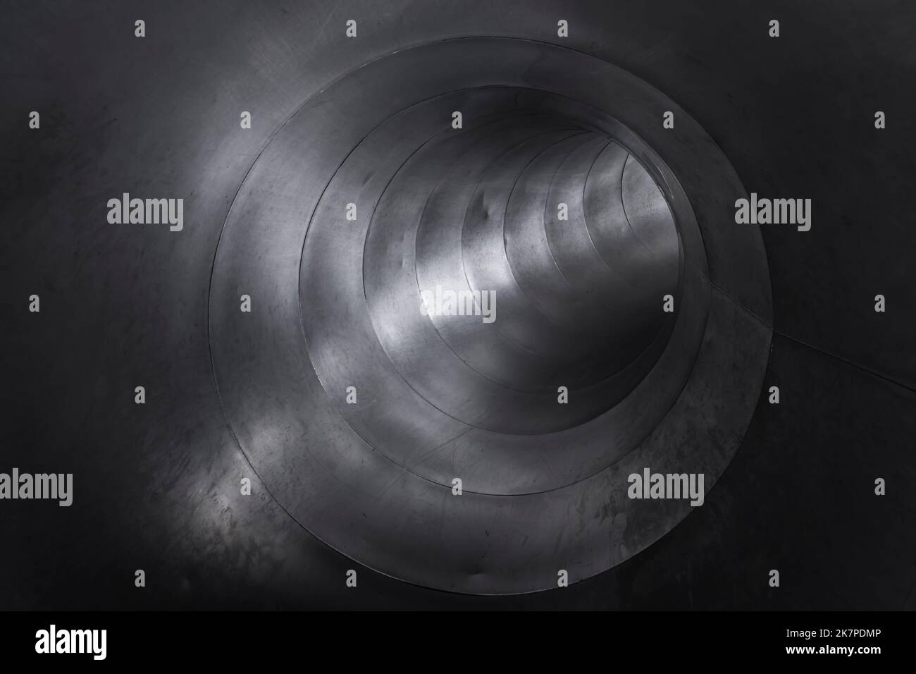 stainless steel sliding tube interior Stock Photo - Alamy