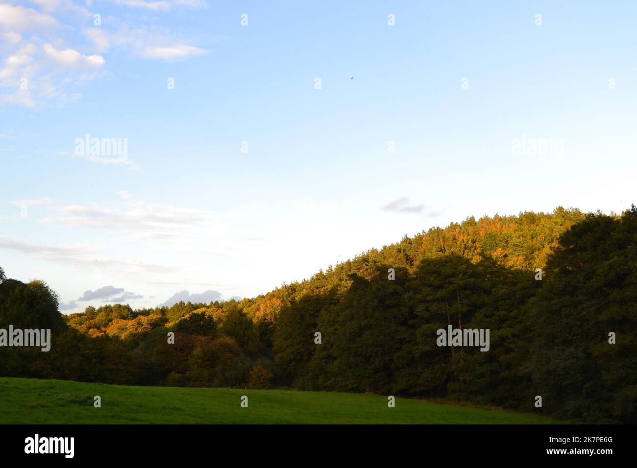 Countryside scenes in early autumn near Westerham, Kent, near Chartwell ...