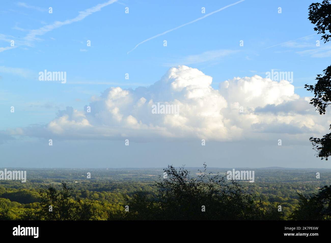 Countryside scenes in early autumn near Westerham, Kent, near Chartwell ...