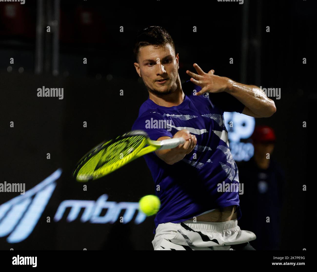 Miomir Kecmanovic of Serbia during the Tennis Internationals ATP 250 ...