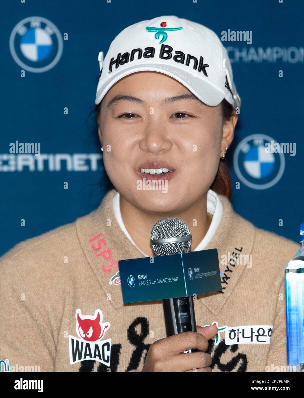 18 October 2022 - Wonju, South Korea : Minji Lee of Australia during the photocall for the media ...