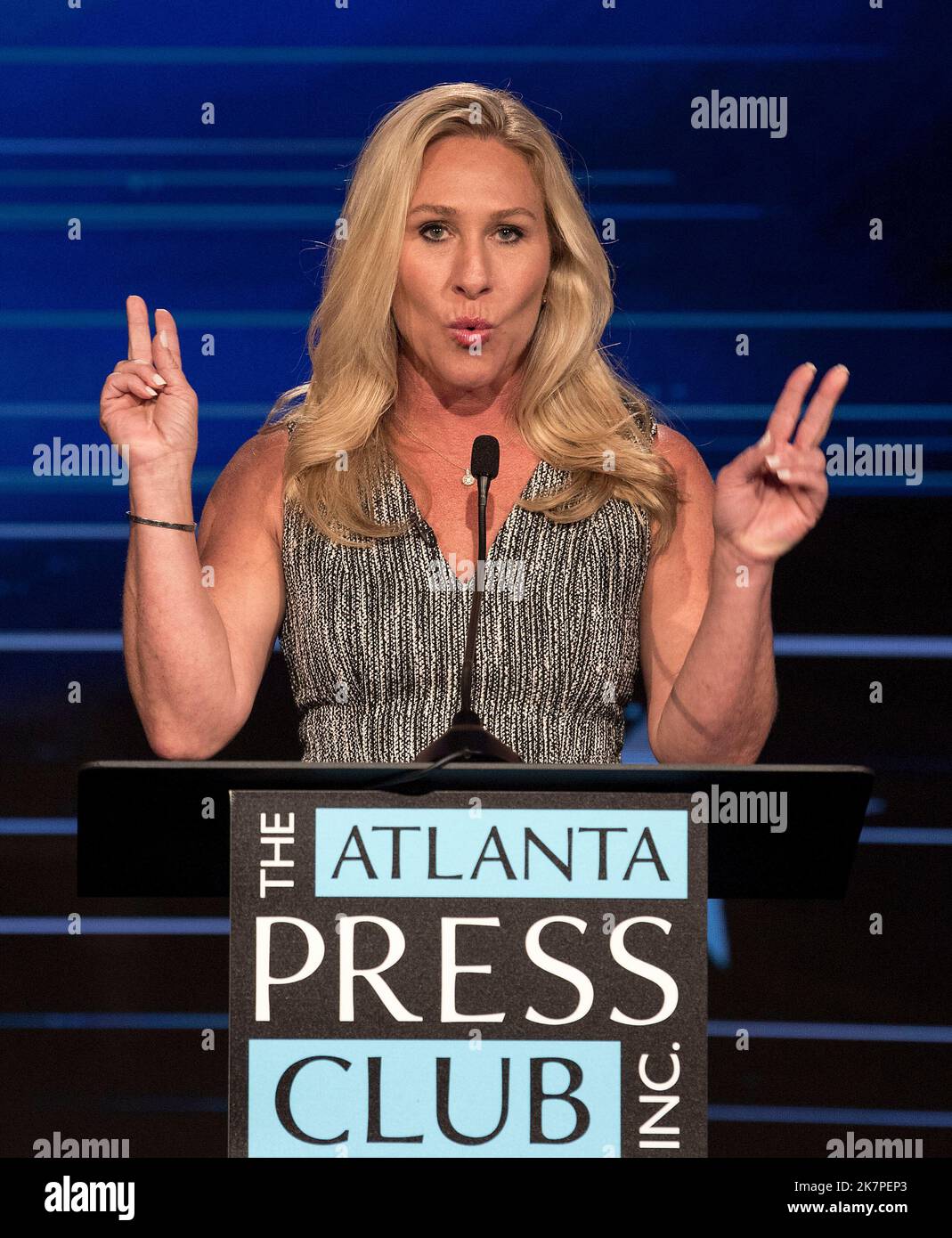 Atlanta, Georgia, USA. 16th Oct, 2022. Representative MARJORIE TAYLOR ...