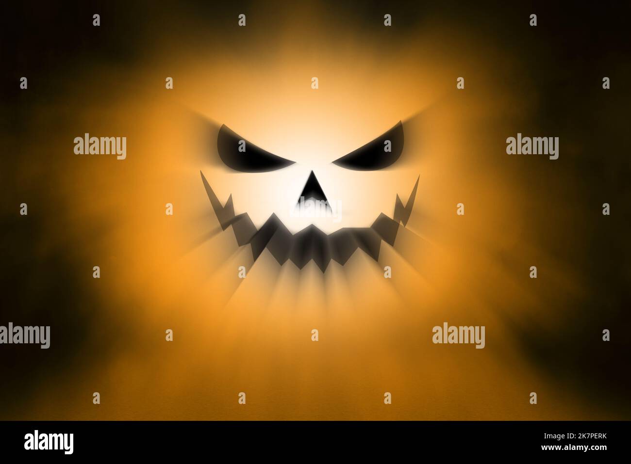 Spooky grinning monster face hi-res stock photography and images - Alamy