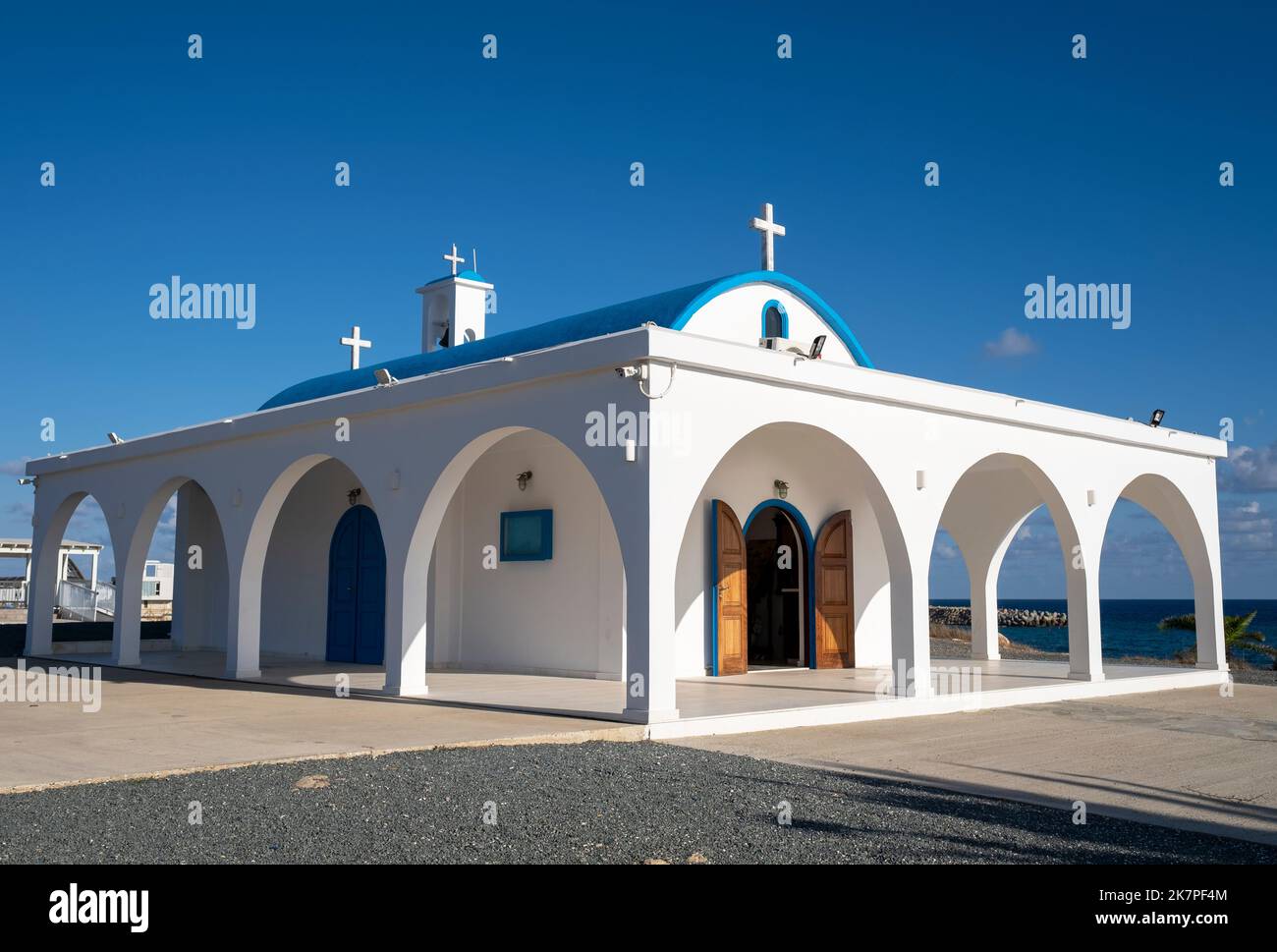 Ayia -Thekla Chapel, Greek Orthodox Chapel, Ayia Napa, Cyprus Stock ...