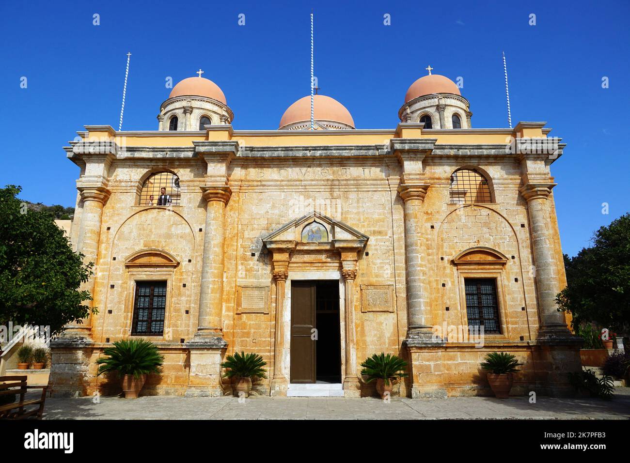 Holy Trinity (Agia Triada) church, Agia Triada Monastery, Crete, Greece ... Holy Trinity (Agia Triada) church, Agia Triada Monastery, Crete, Greece ...