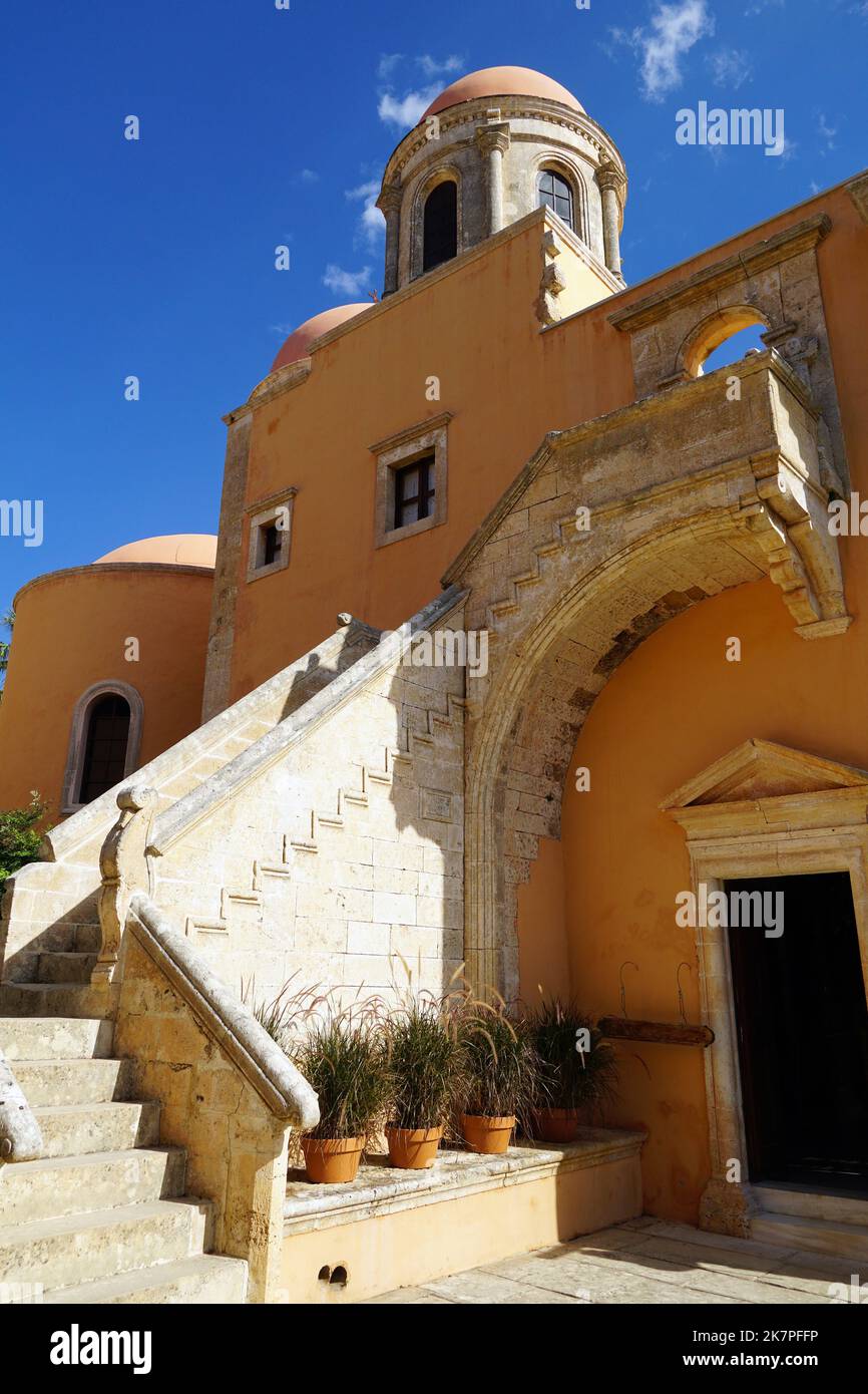 Holy Trinity (Agia Triada) church, Agia Triada Monastery, Crete, Greece ...