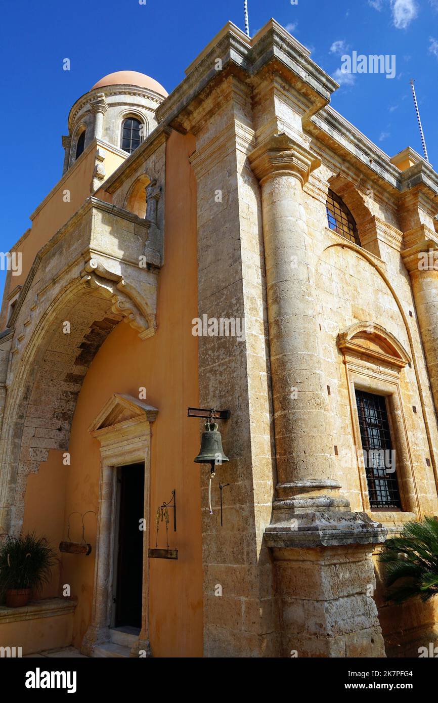 Holy Trinity (Agia Triada) church, Agia Triada Monastery, Crete, Greece ...