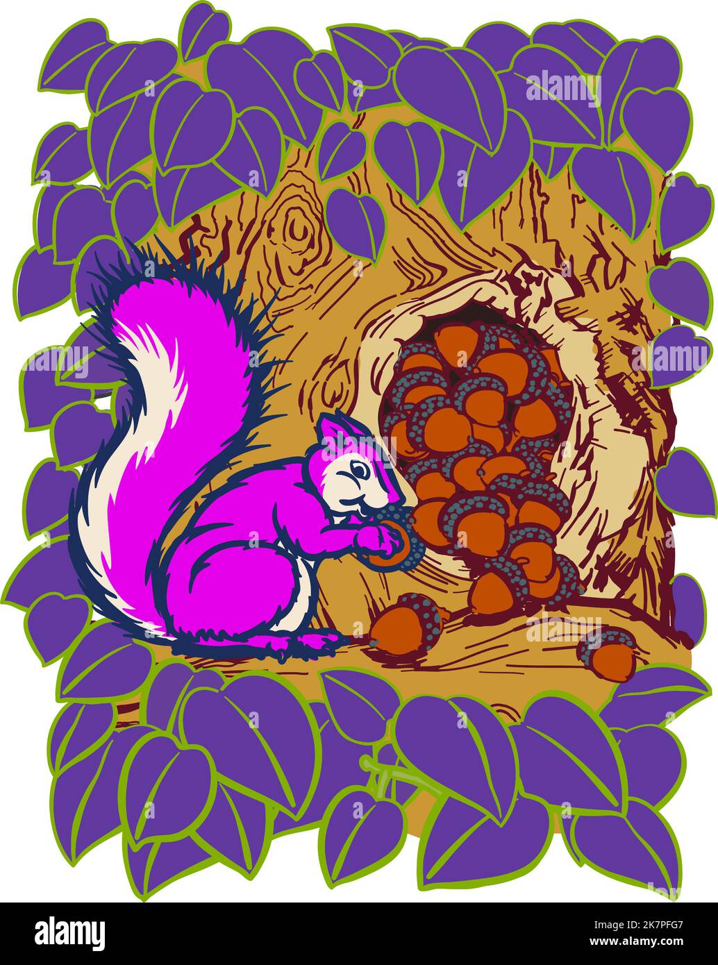 Tree leaves photo art Cut Out Stock Images & Pictures - Alamy