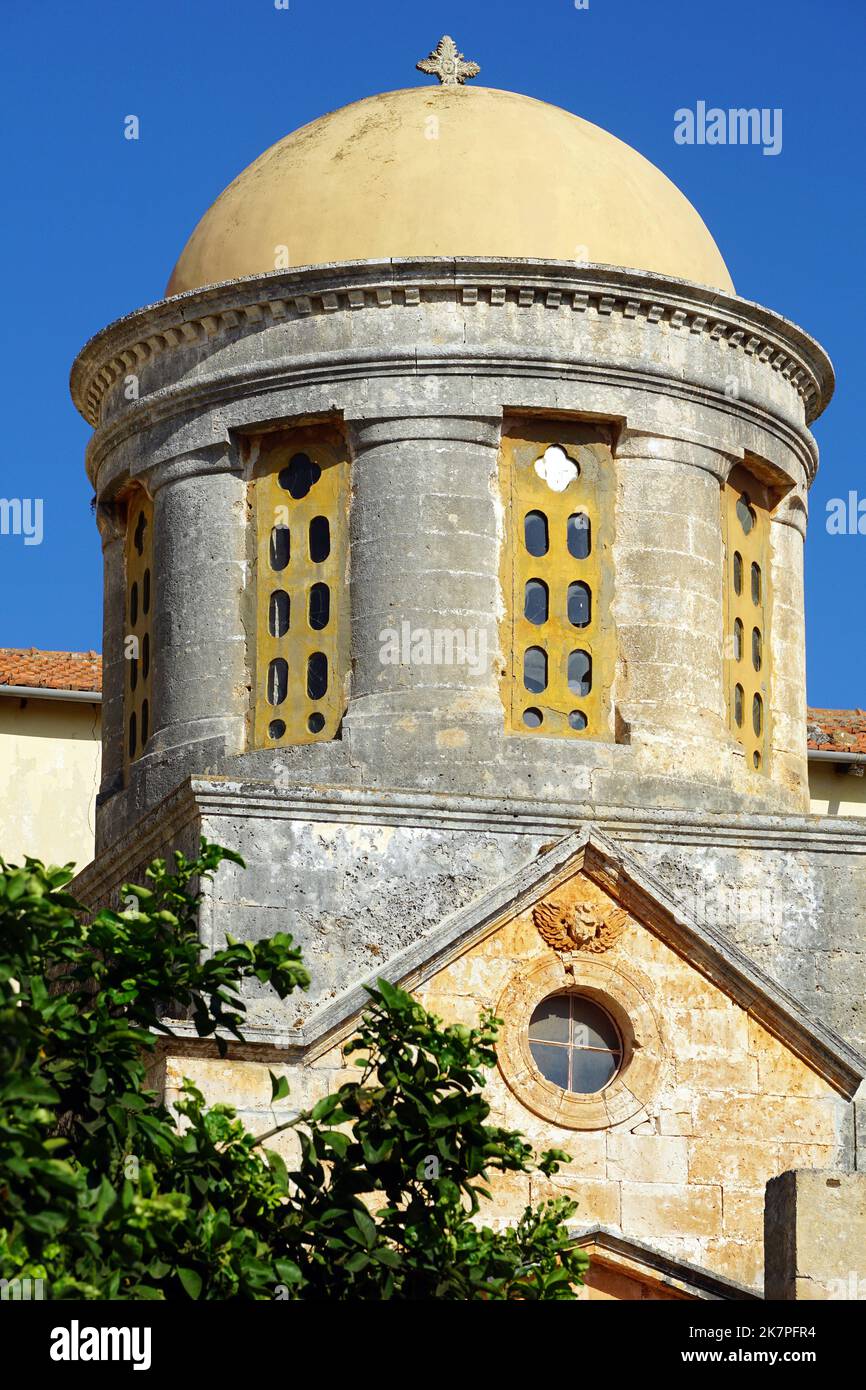 Agia Triada Monastery, Crete, Greece, Europe Stock Photo - Alamy