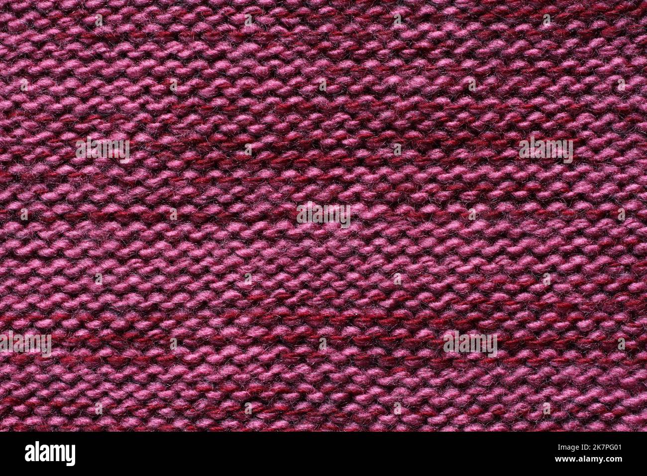 Purple melange woolen knitted fabric texture. Macro Stock Photo - Alamy