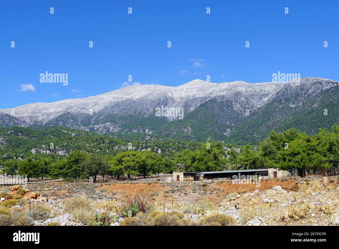 Lefka Ori (White Mountains), Aradena village, Crete, Greece, Europe ...