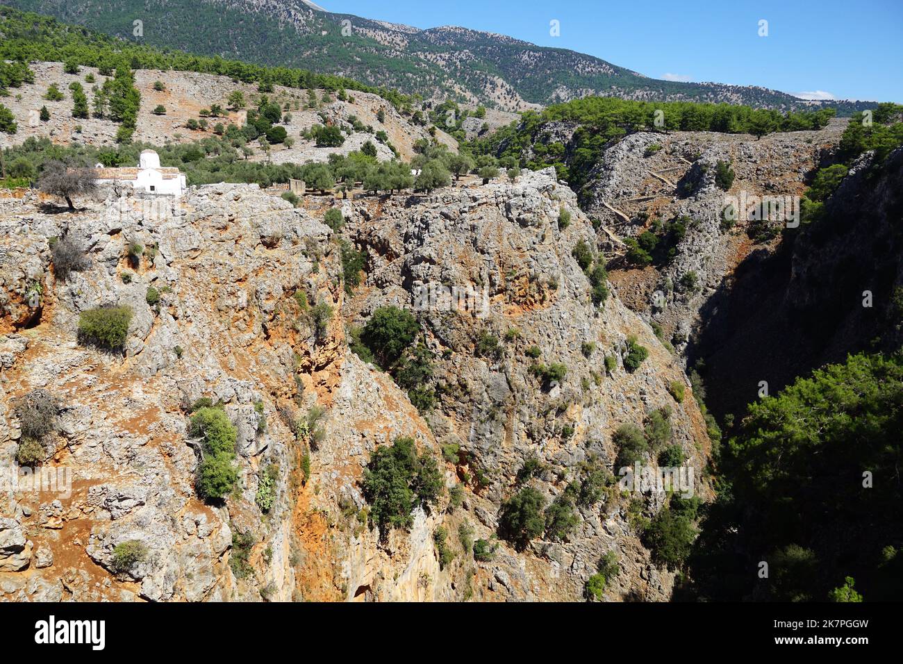 Aradena Gorge, (Aradena village), Crete, Greece, Europe Stock Photo - Alamy