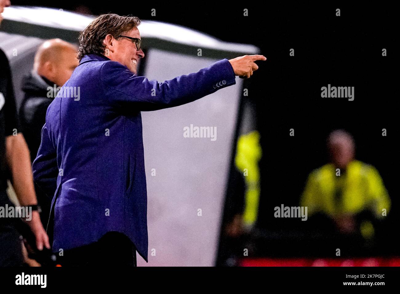 ALMERE, NETHERLANDS - OCTOBER 18: Head Coach Alex Pastoor of Almere ...