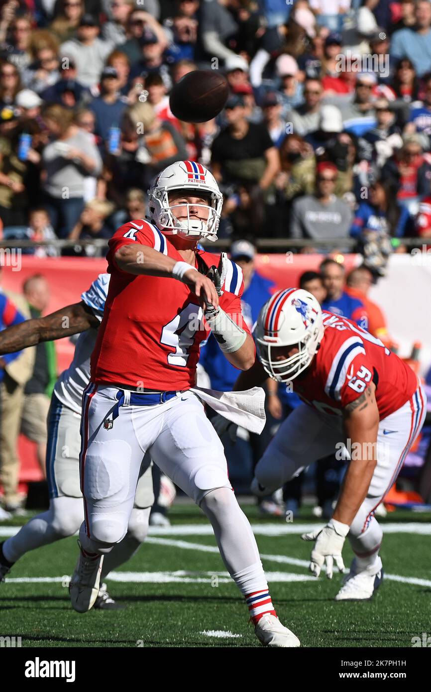 Oct 9, 2022; Foxborough, Massachusetts, USA; New England Patriots ...