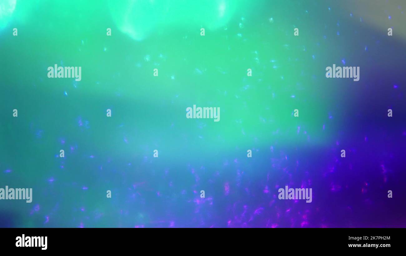 Loopable spectral iridescent overlay. Surrealistic holographic light ...