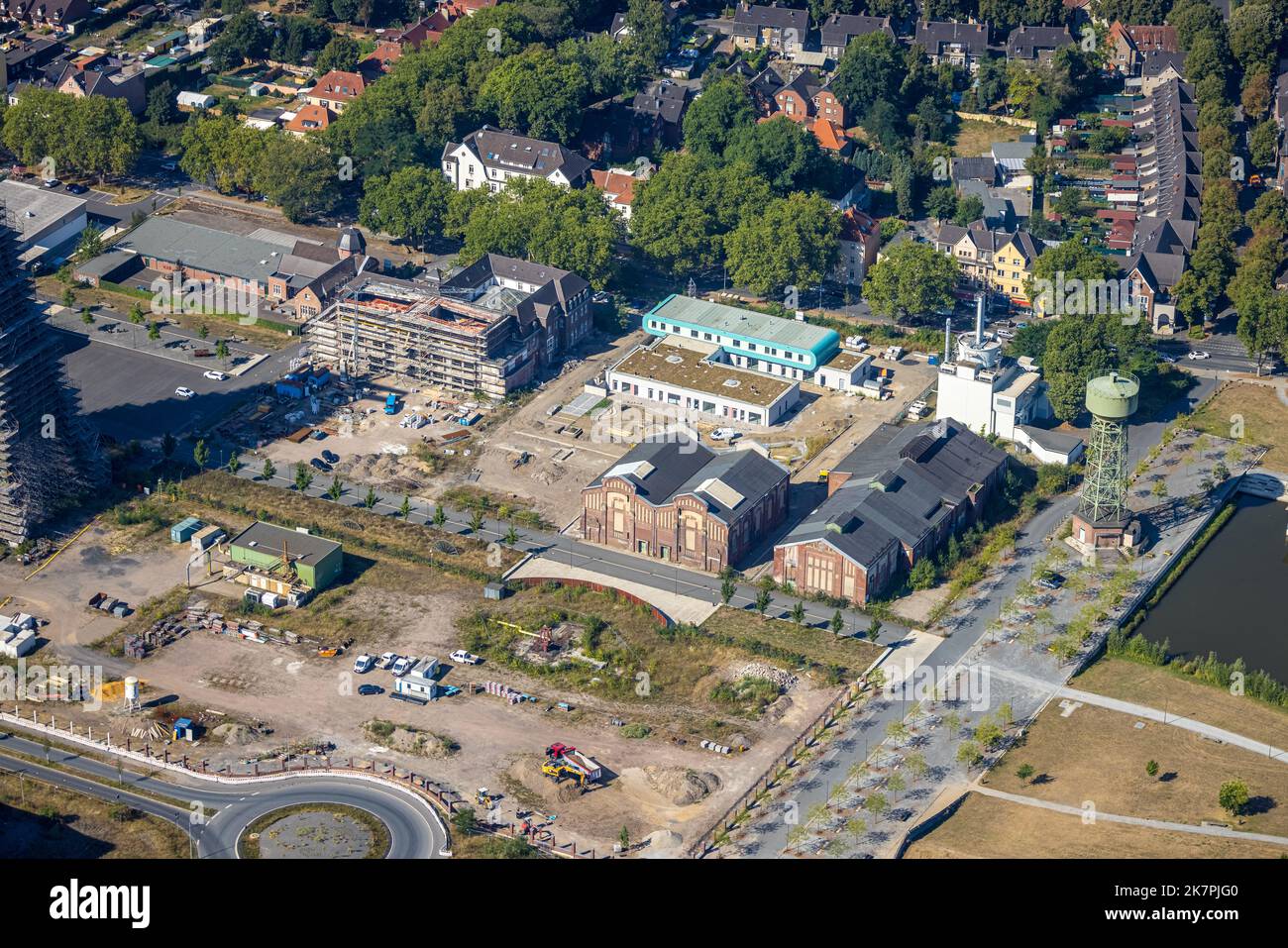 Kreativ quartier construction site in bergpark lohberg hi-res stock ...