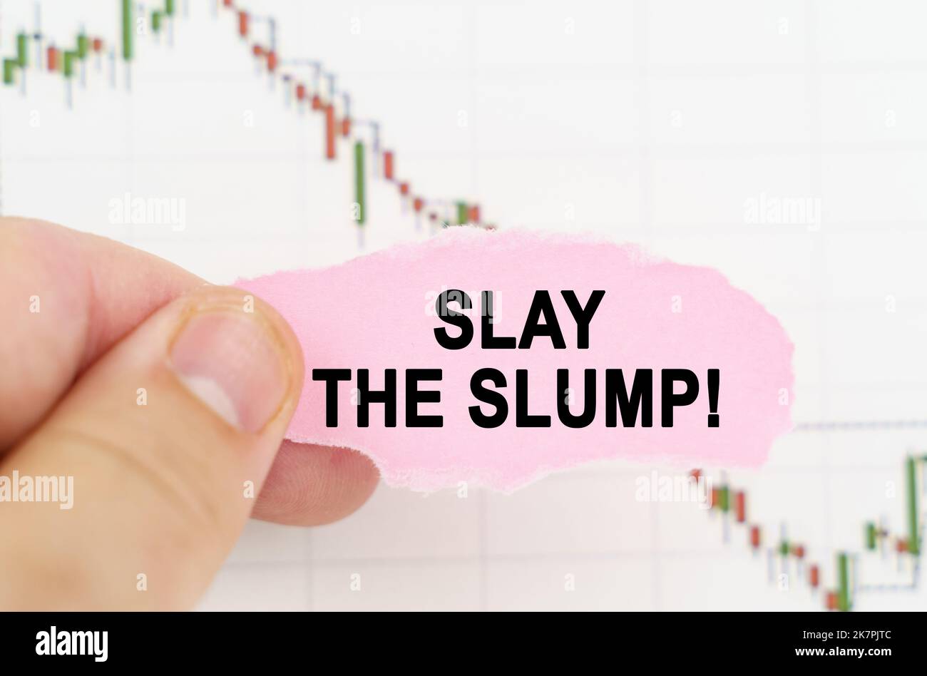 Business and trading concept. Against the background of the quote chart ...