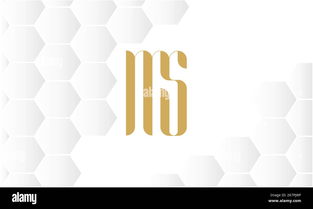 MS, SM Abstract Letters Logo design Stock Vector Image & Art - Alamy
