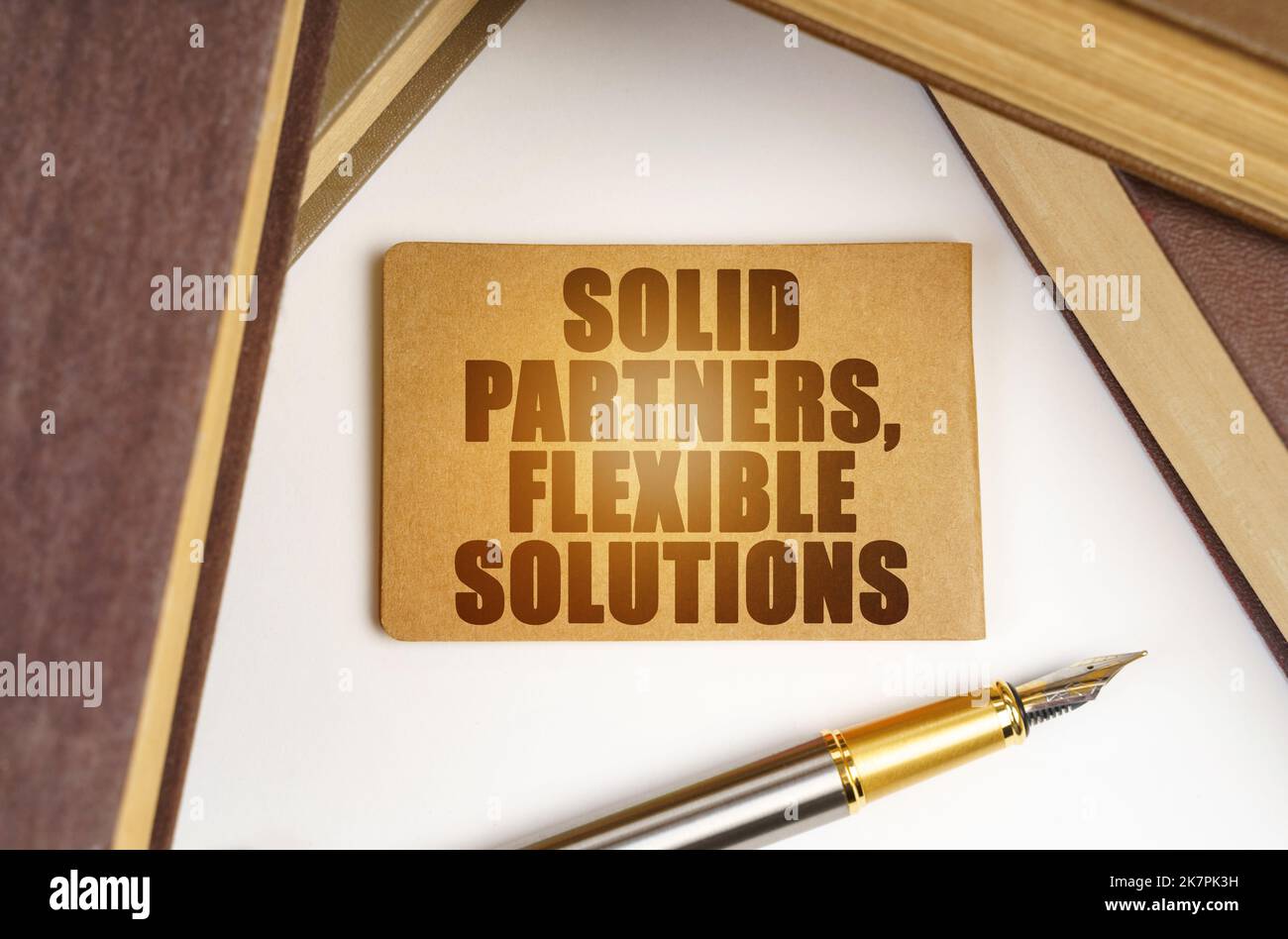 Solid partners flexible solutions hi-res stock photography and images - Alamy