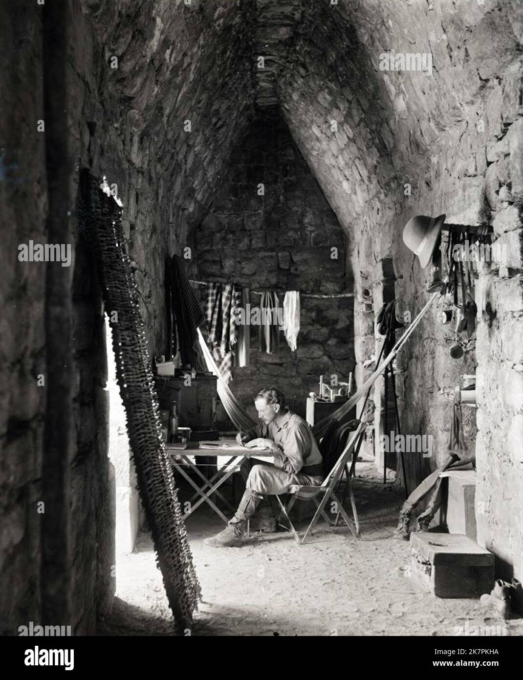 British explorer and archaeologist Alfred Percival Maudslay at the ...