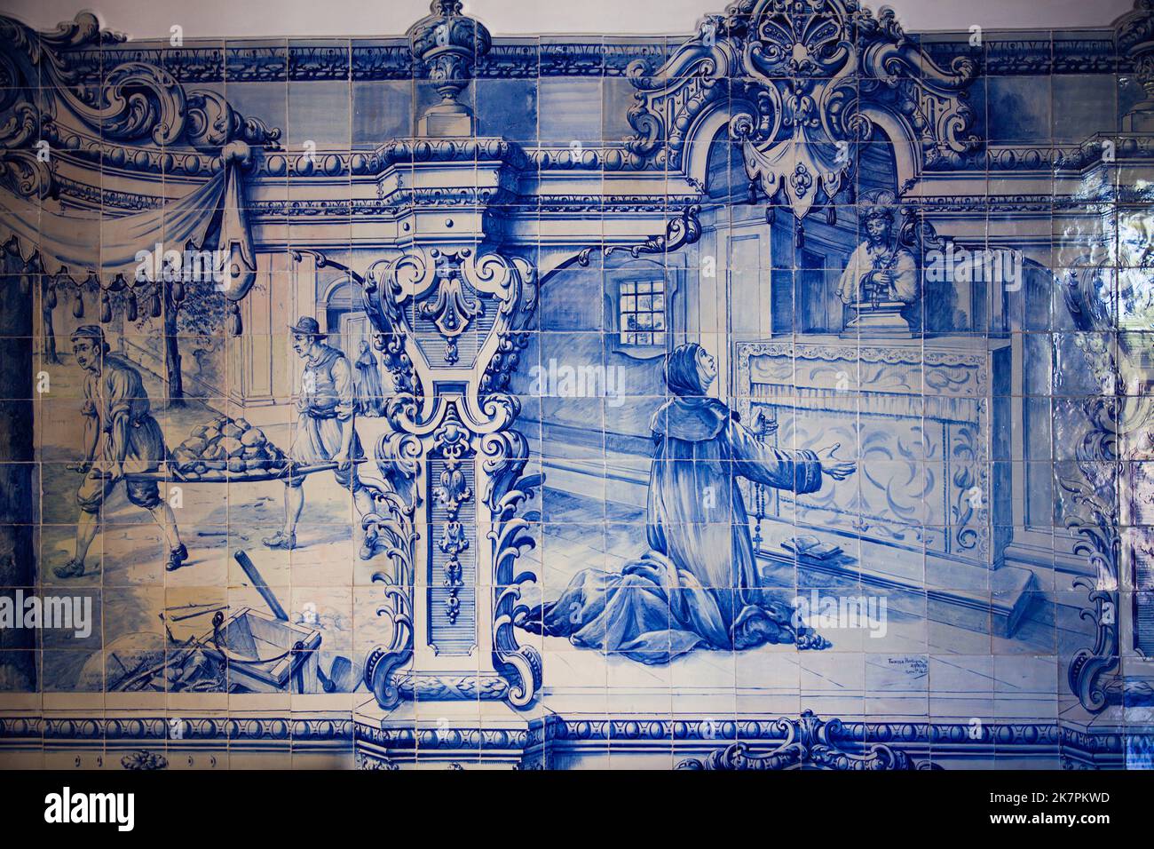 Portugal, Azores, Sao Miguel Island, Ponta Delgada, Santuario do Senor ...