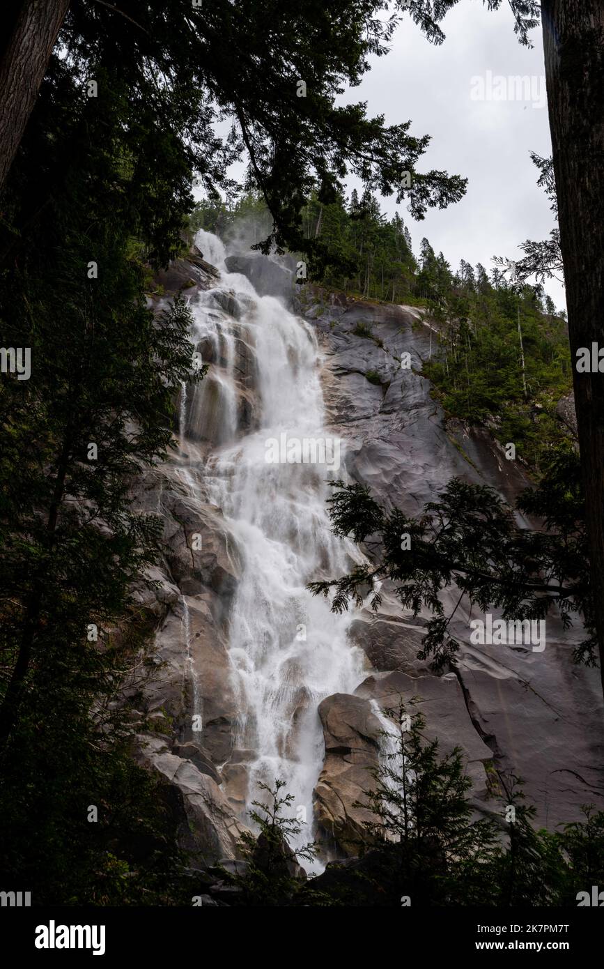 Shannon Falls Provincial Park, Squamish, British Columbia, Canada Stock ...