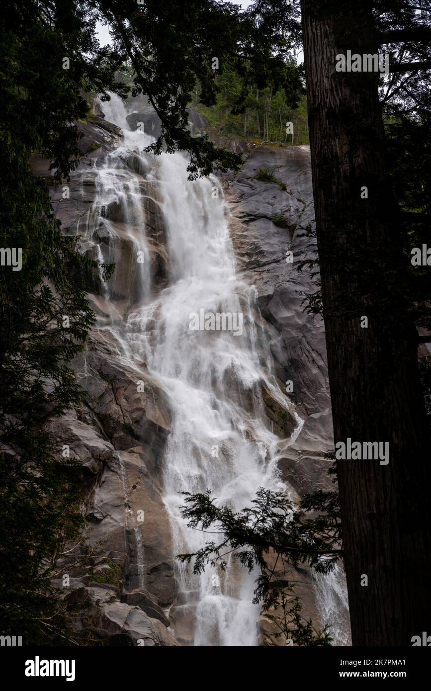 Shannon Falls Provincial Park, Squamish, British Columbia, Canada Stock ...