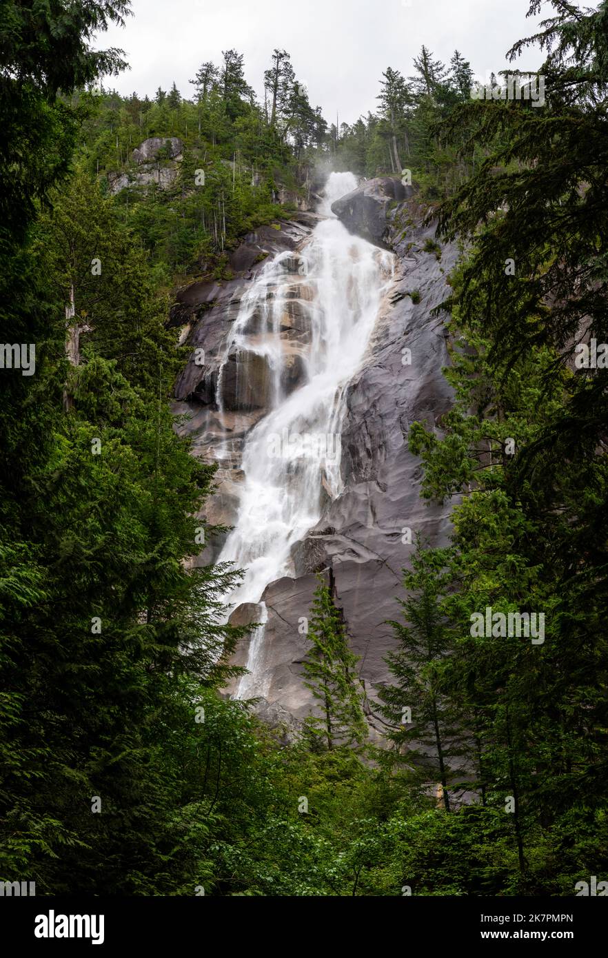 Shannon Falls Provincial Park, Squamish, British Columbia, Canada Stock ...