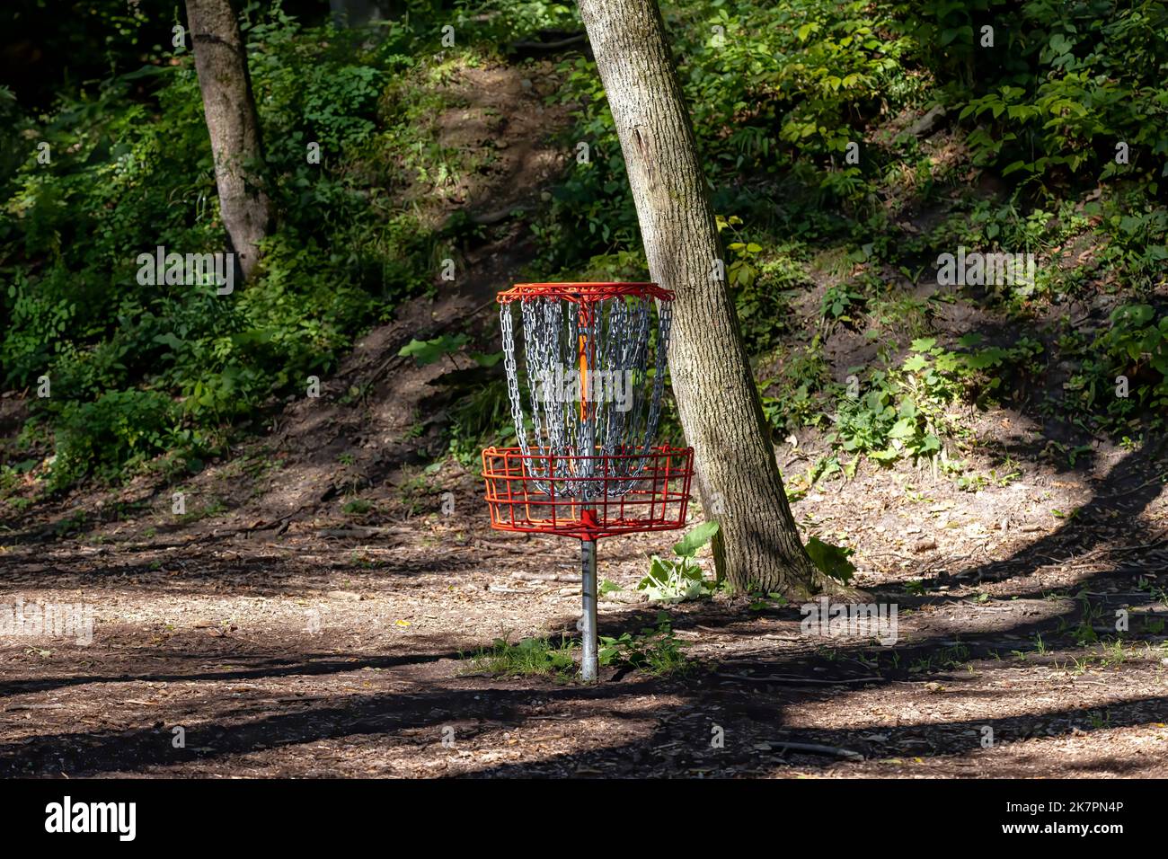 Empty disc golf basket in hi-res stock photography and images - Alamy